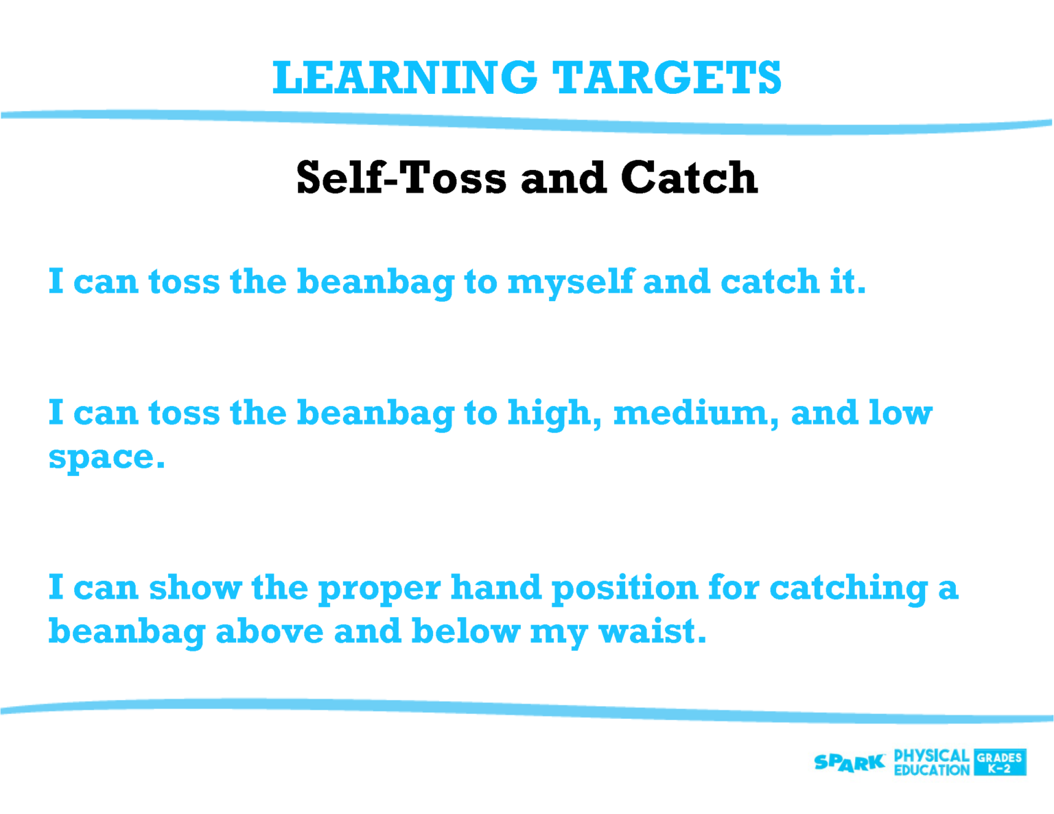 SPARK K-2 Physical Education Curriculum Program - SPARK PE