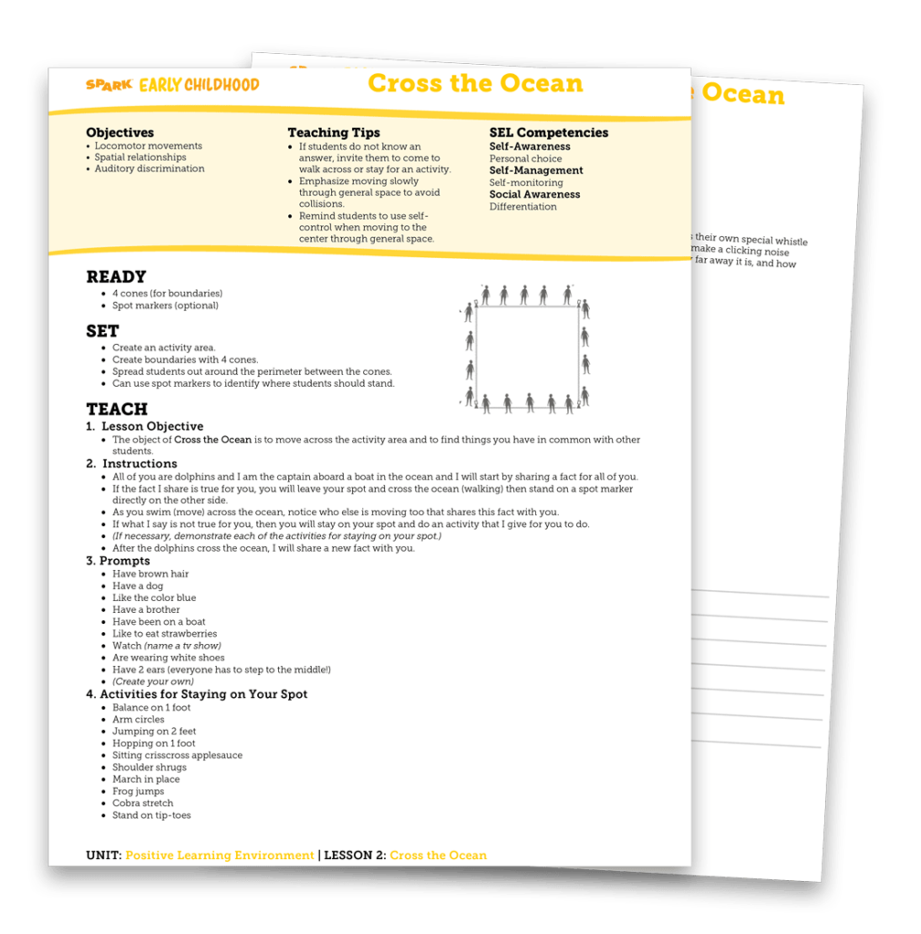 SPARK Early Childhood Curriculum Program - SPARK PE