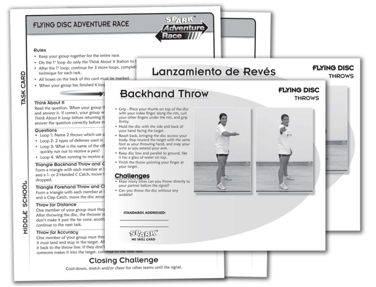 SPARK Middle School Physical Education Curriculum Program - SPARK PE