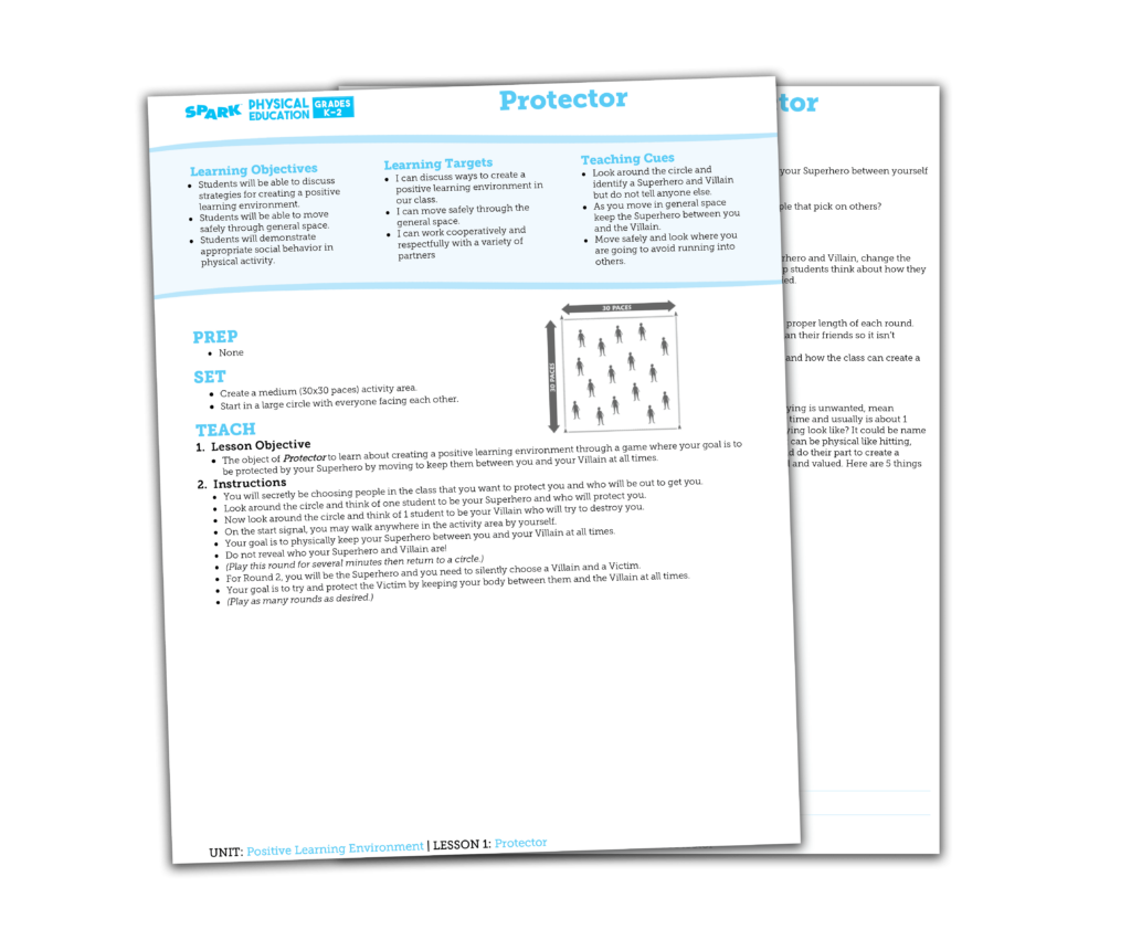 Classroom Activity & Recess – SPARK PE